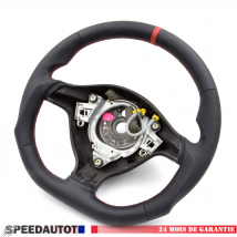 Volant Tuning cuir aplati VW Golf 4 Bora Passat 3B GTi RED RING ...